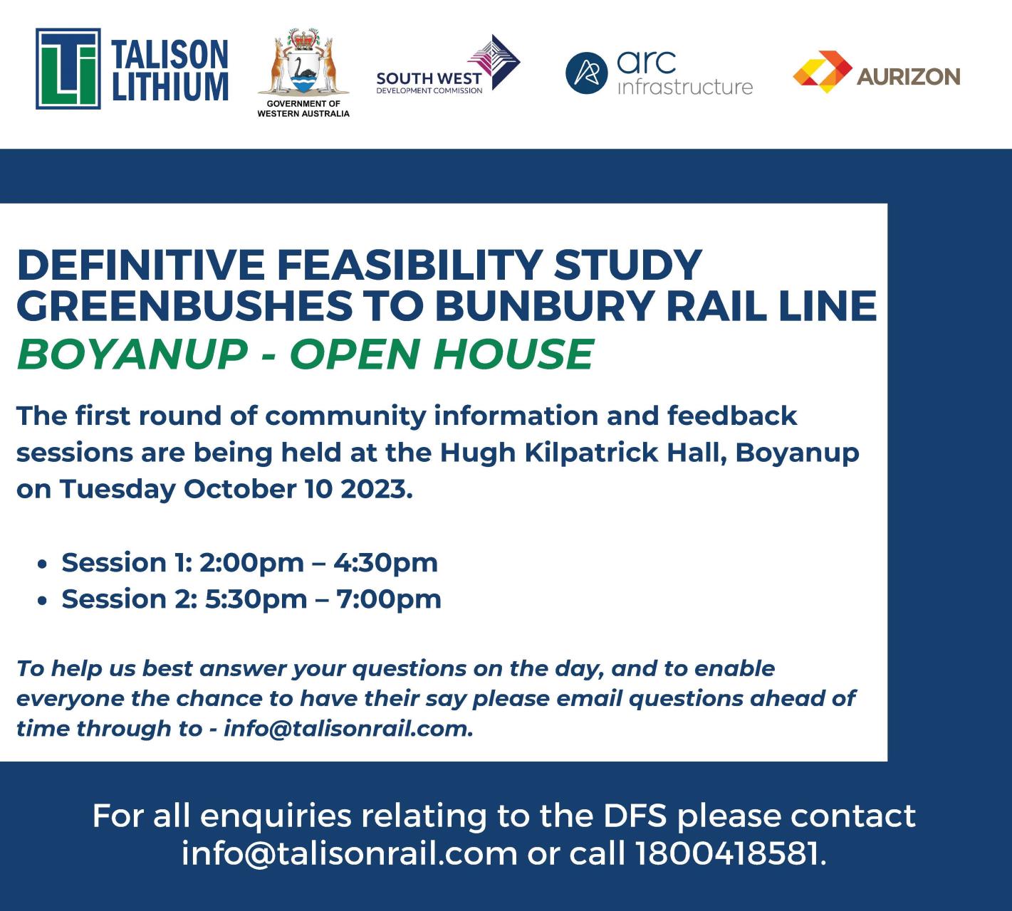 Definitive Feasibility Study - Greenbushes to Bunbury Rail Line » Shire ...