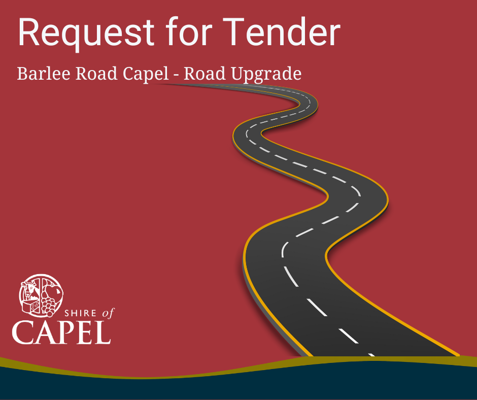 Public Notice - Tender 24-06 Barlee Road Capel - Road Upgrade » Shire ...