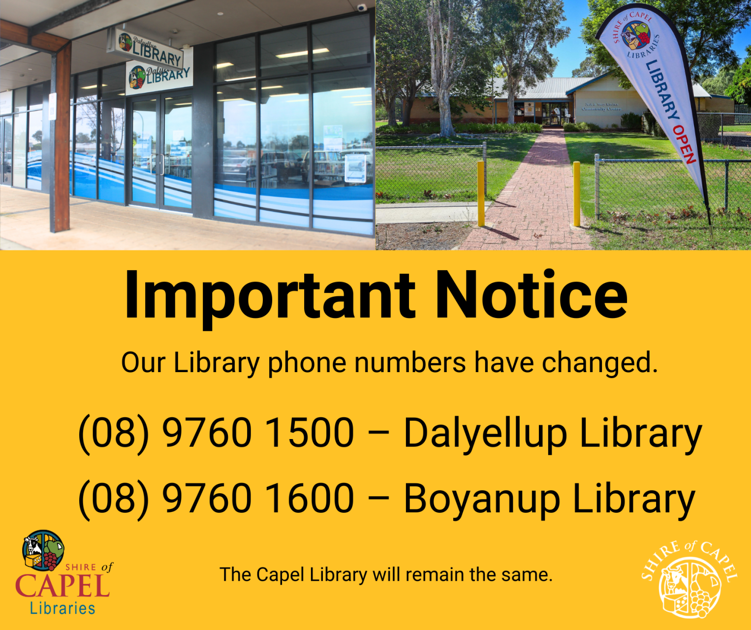 Library News » Shire of Capel